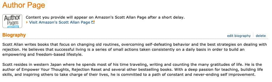 Amazon Author Central Optimize Your Amazon Author Page