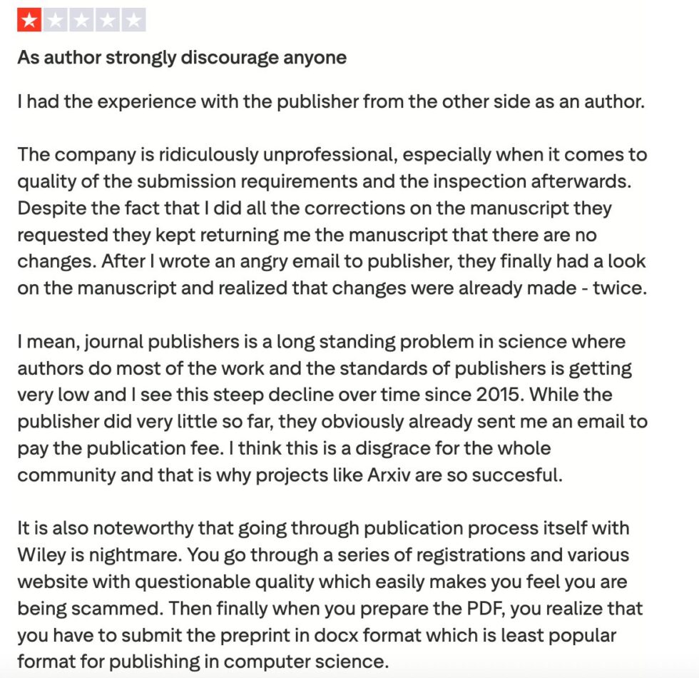 Wiley Publishing & Online Courses: A Review for Authors